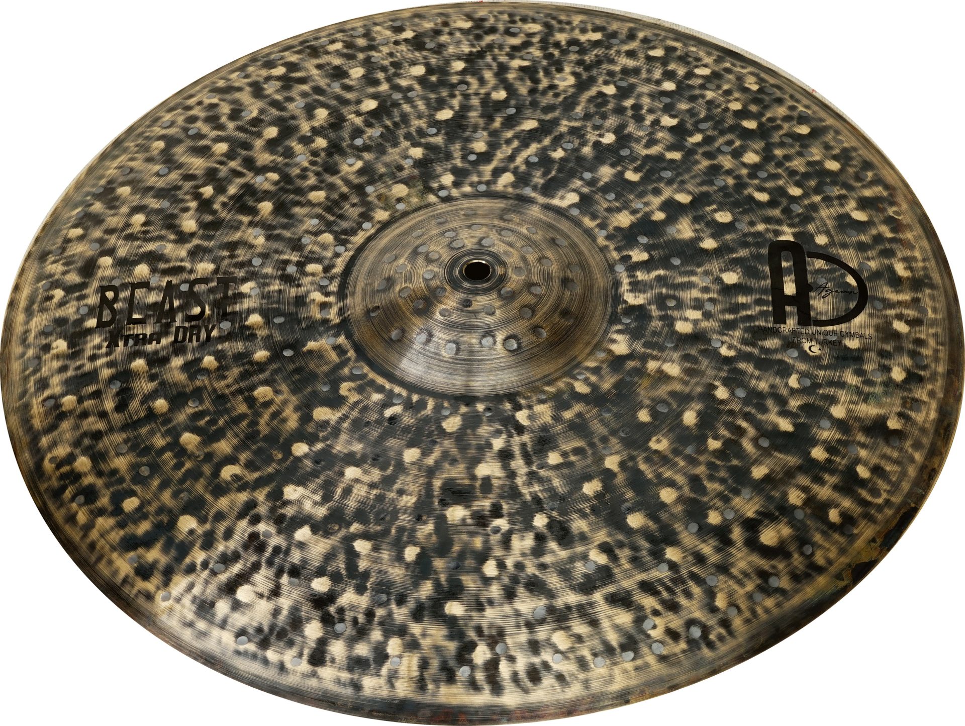 Agean Cymbals Beast Ride Xtra Dry - AGEAN / Handcrafted unique cymbals ...